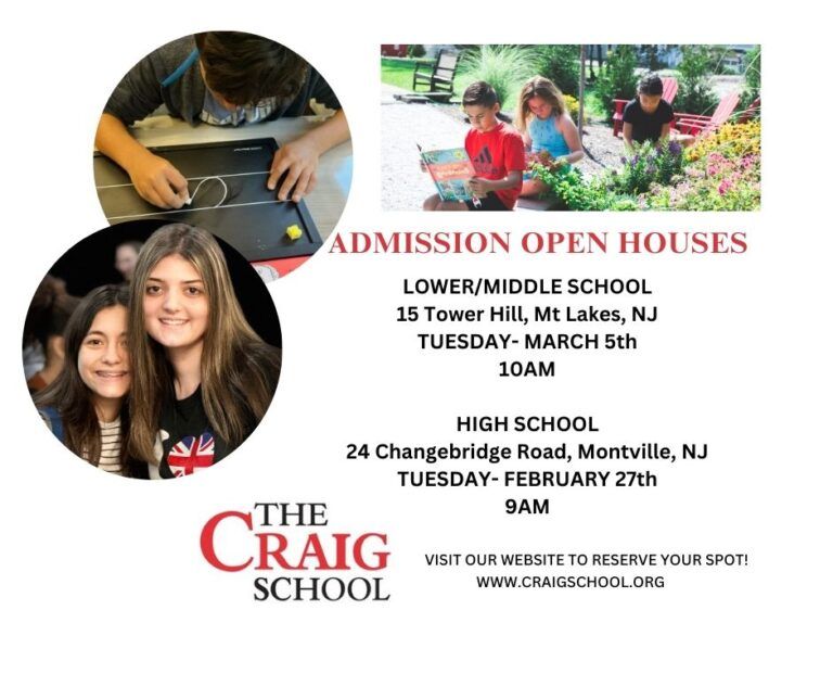 School for Learning Disabilities - The Craig School | Mountain Lakes